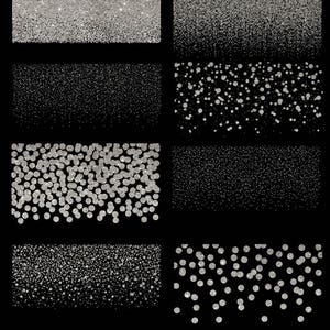 Silver Glitter Border, Confetti Borders,clipart Silver, Glitter Clip ...