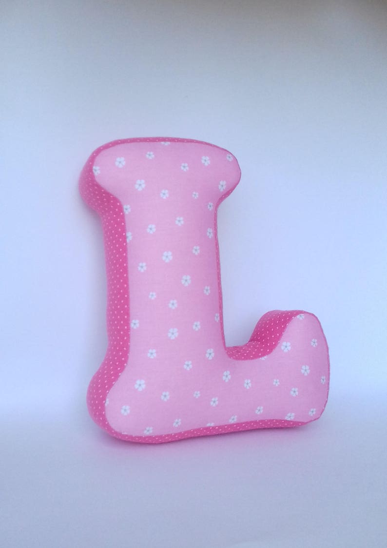 Initial Letter C Pillow Personalized Pillow Pink Letter L - Etsy
