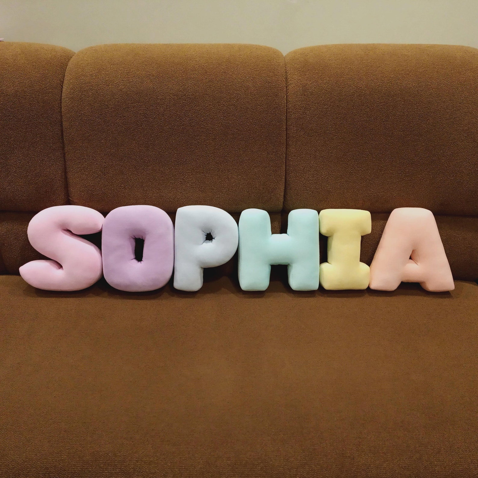 Velvet Letters for Kids Room Decor Anniversary Gift Ideas - Etsy