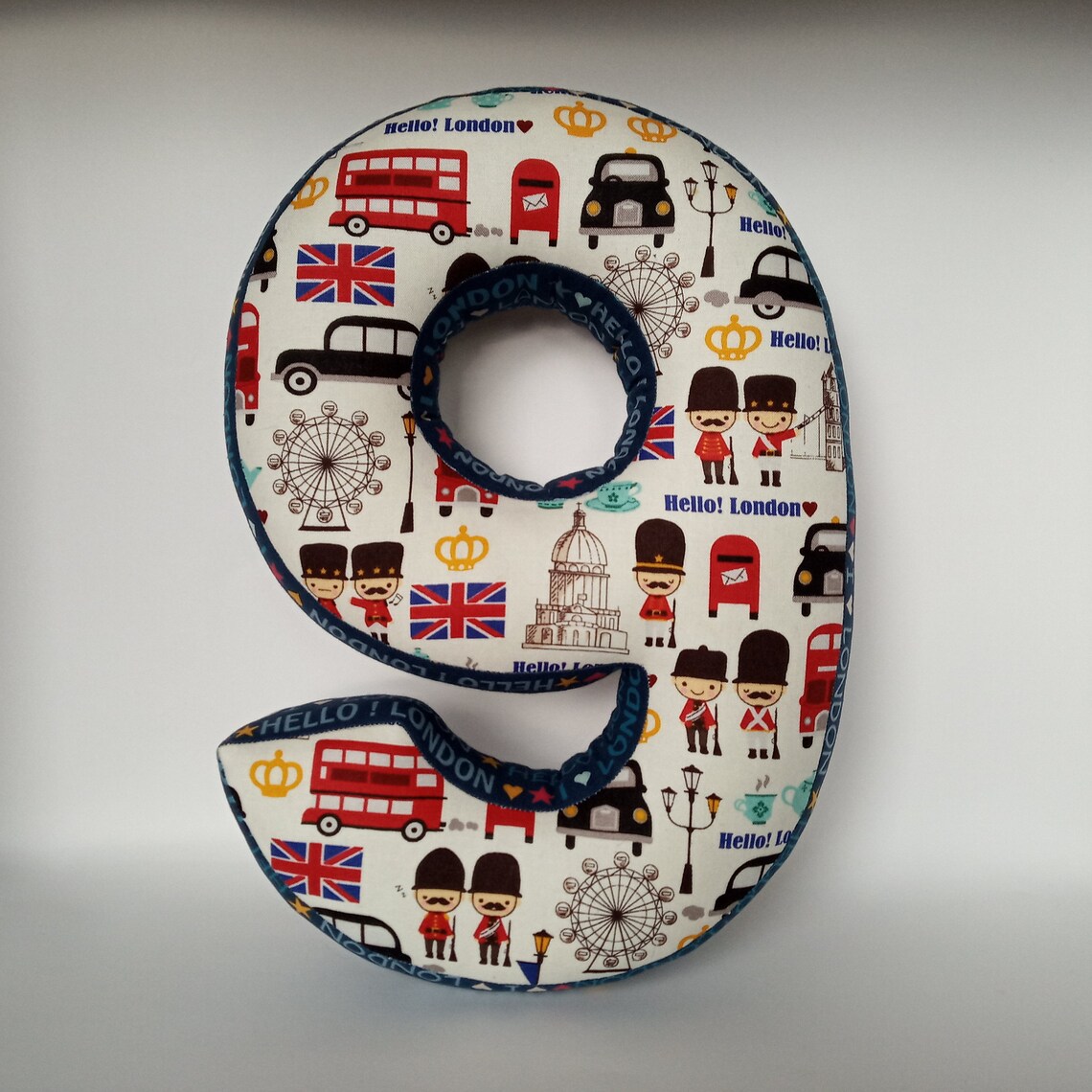 Baby's Monthly Milestones 9 Months Number Cushion - Etsy