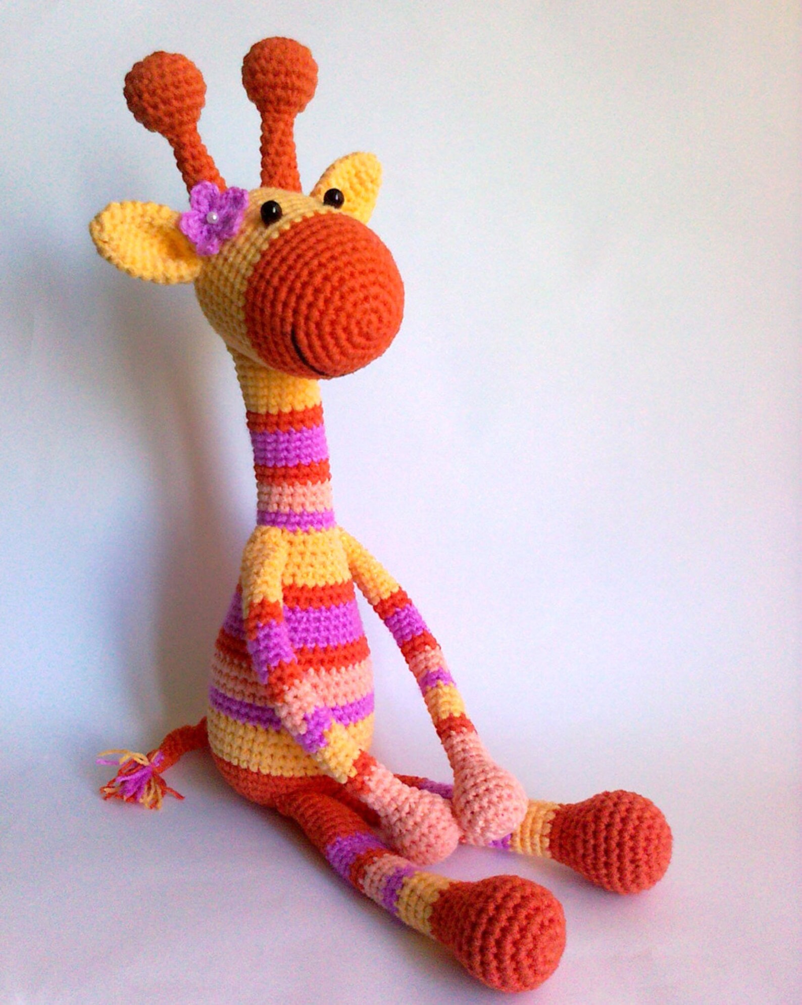 Gift for kids Funny striped Giraffe Stuffed animals for baby | Etsy