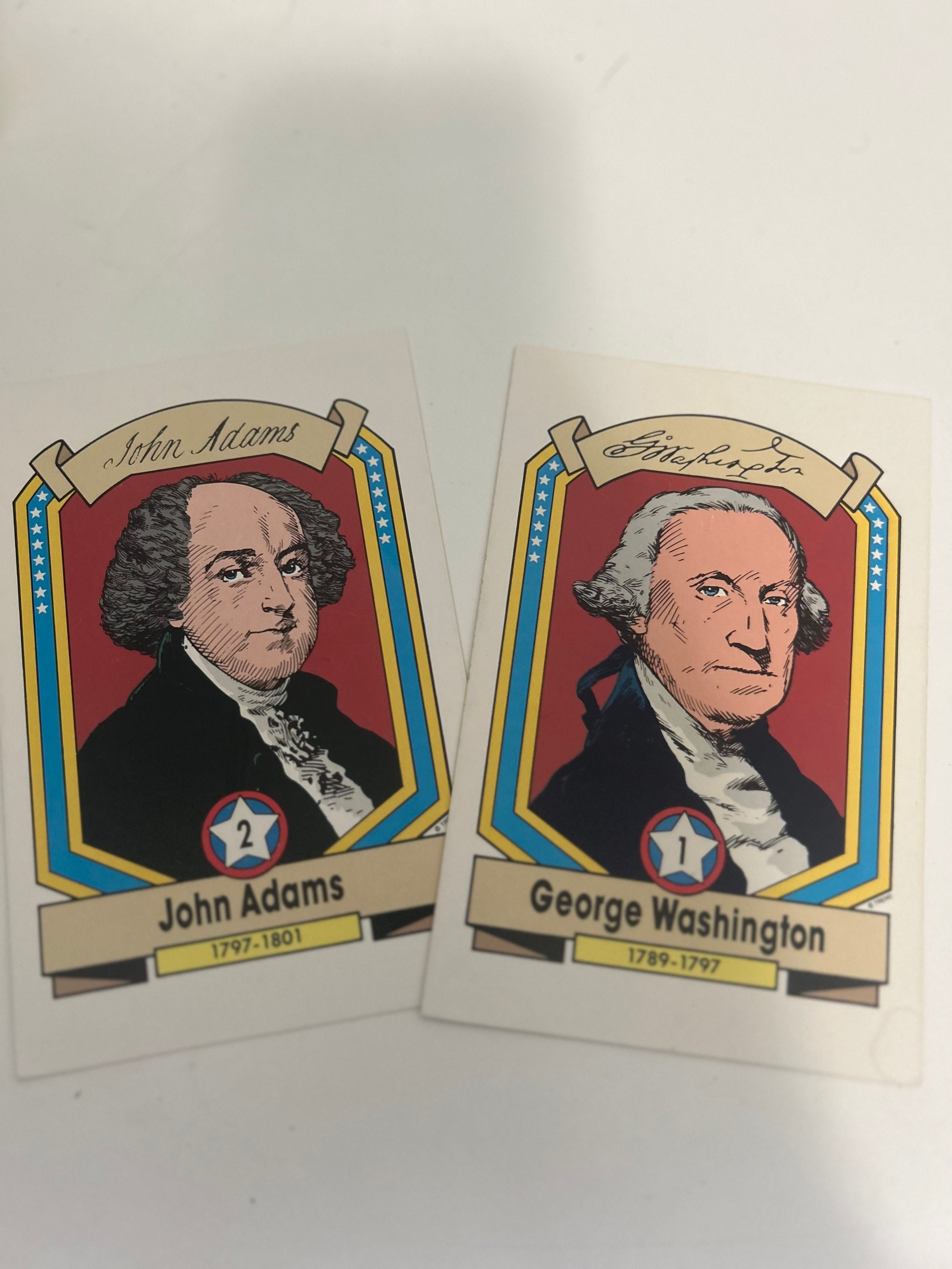 Presidents of the United States Flash Cards Vintage 1987 - Etsy