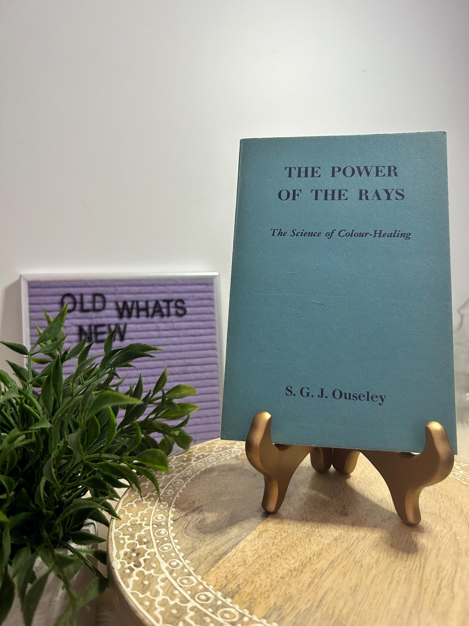 The Power of the Rays - the Science of Colour-healing by S.G.J. Ouseley ...