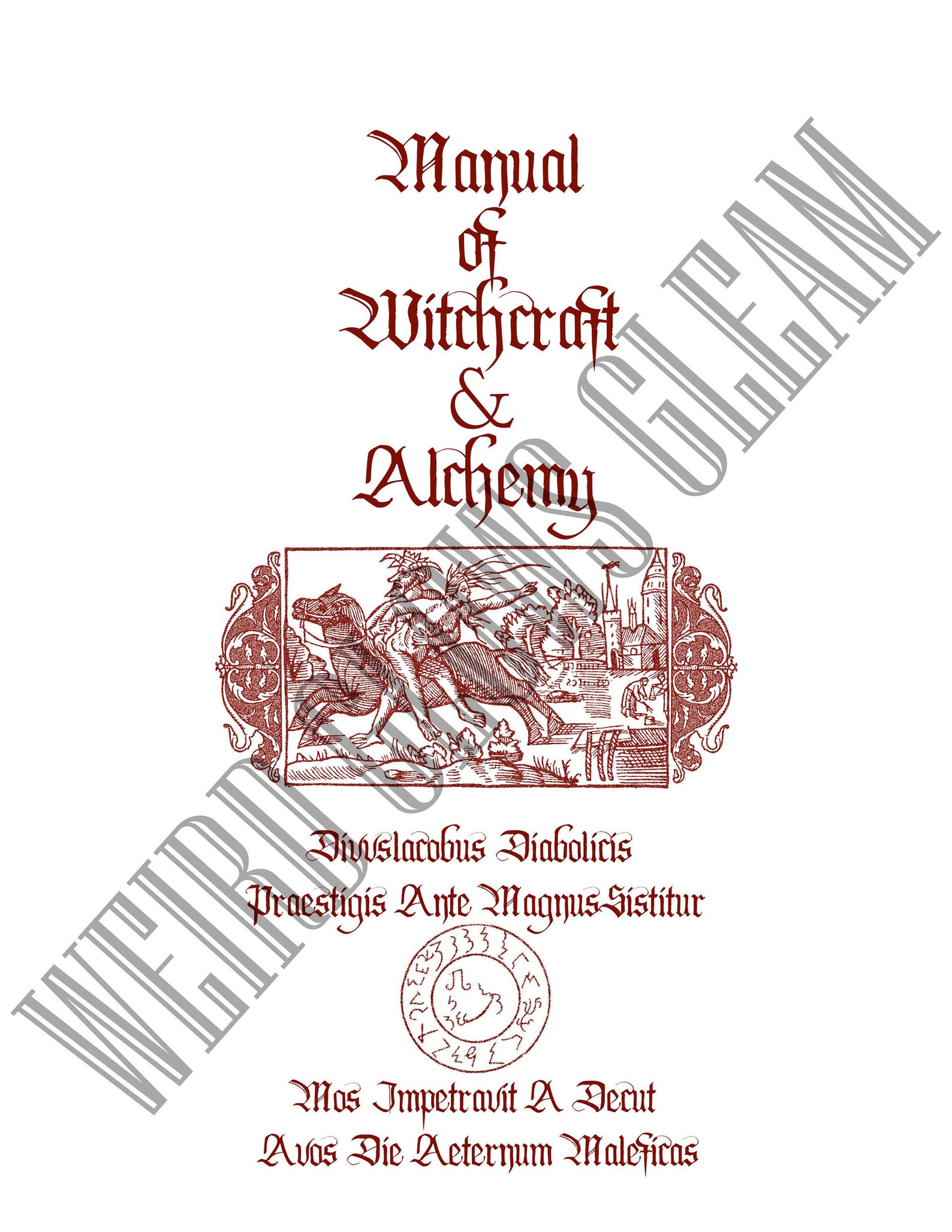 Hocus Pocus 30th Anniversary Printable Spell Book. 160 Pages Digital ...