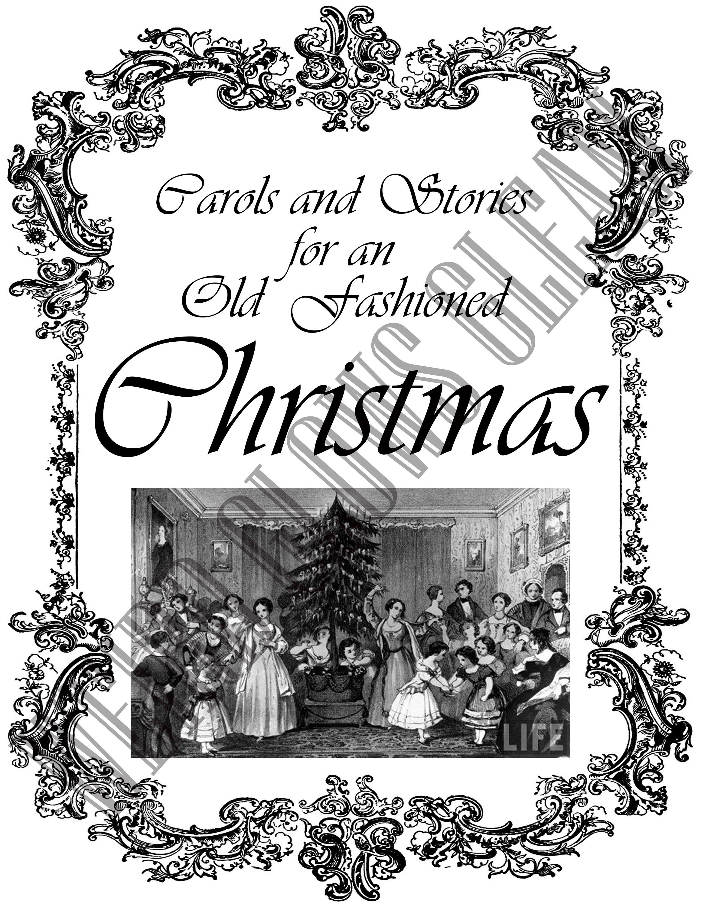 Printable Christmas Carol Book Etsy printable-christmas-carol-book-etsy