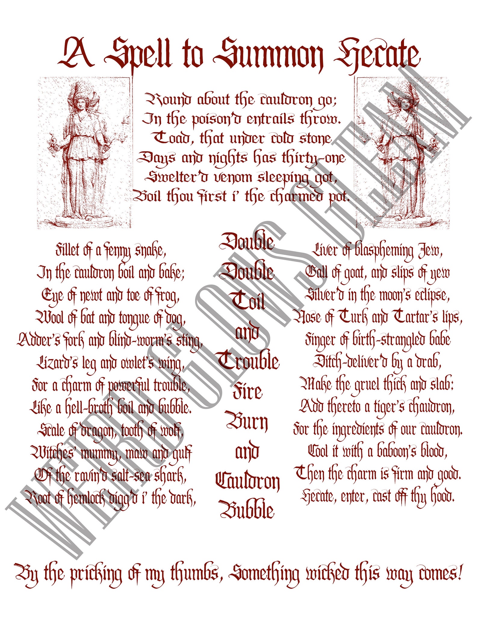 Hocus Pocus Spell Book Pages Volume 2 - Etsy UK