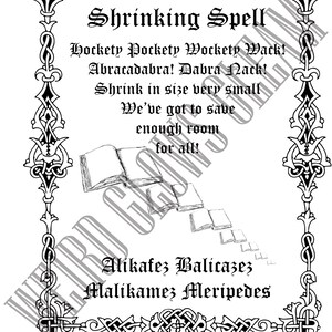 Disney Merlin Spell Book Pages (part 1) - Etsy