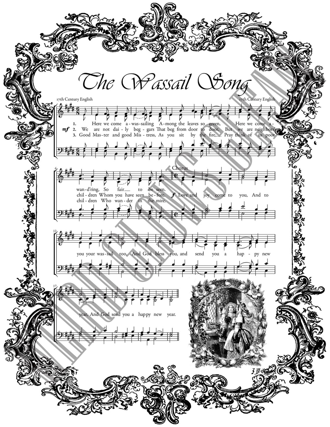 Printable Christmas Carol Book - Etsy