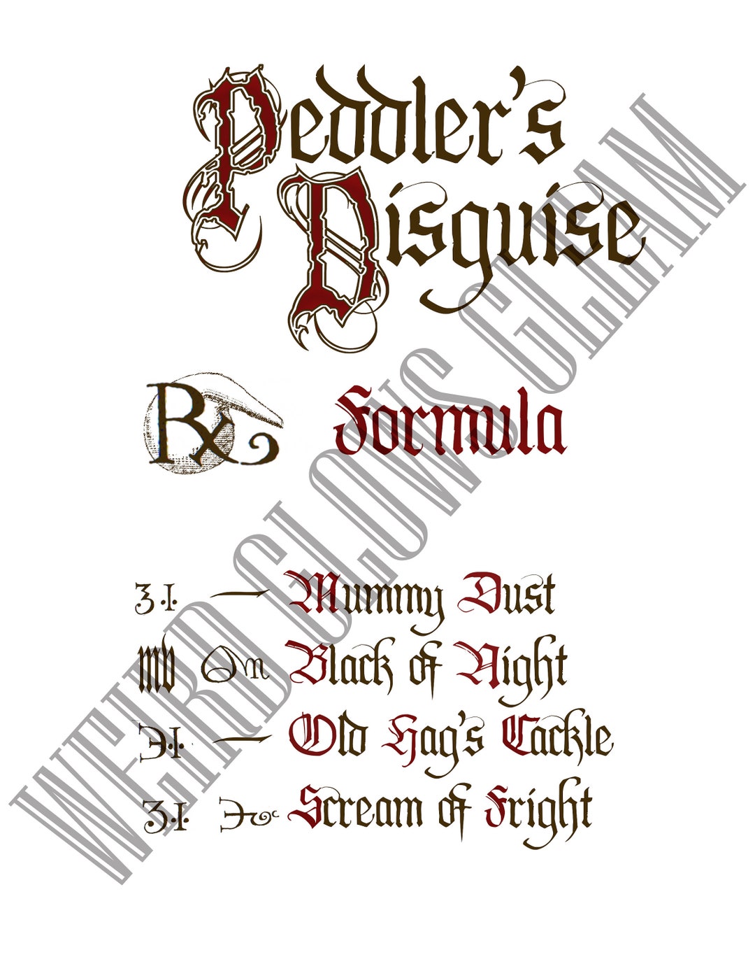 Evil Queen Inspired Spell Book Pages - Etsy