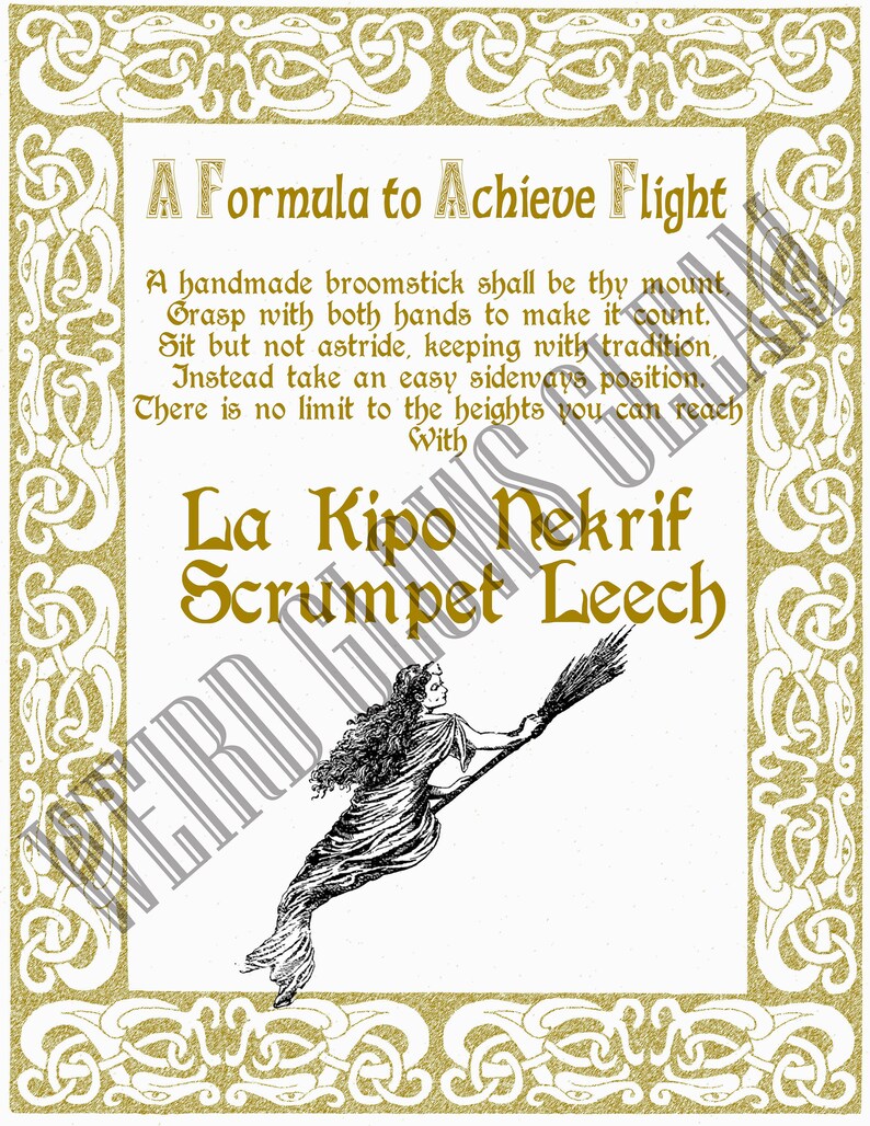 The Spells of Astoroth Bedknobs and Broomsticks Inspired Spell Book ...