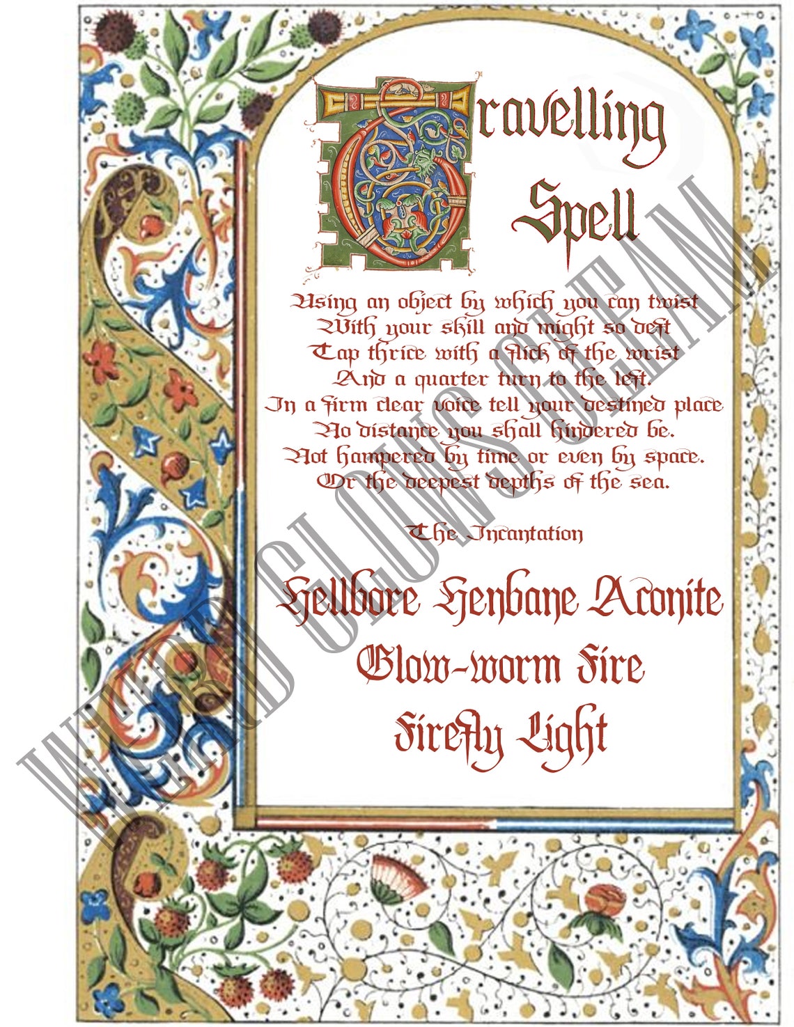 The Spells of Astoroth- Bedknobs and Broomsticks Inspired Spell Book ...