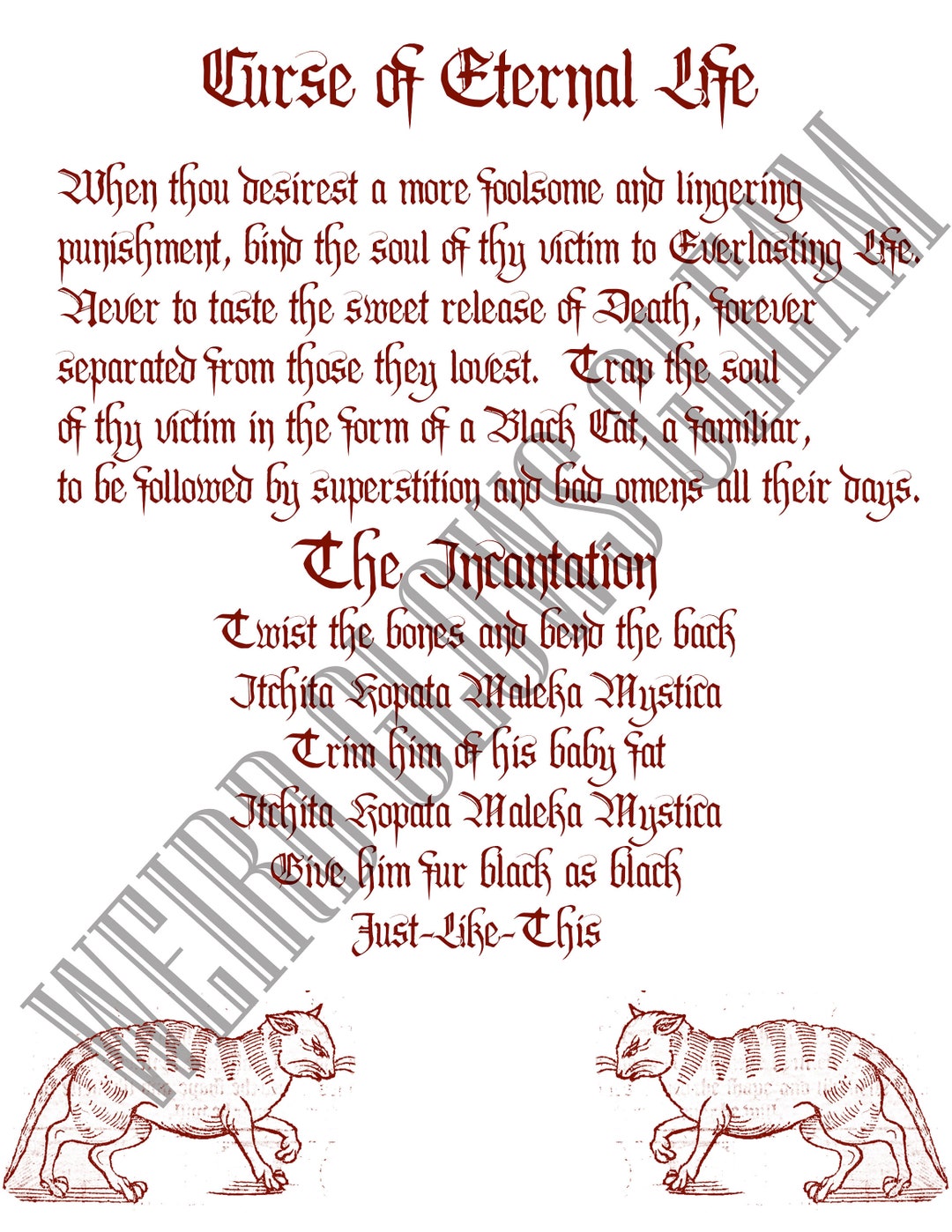 Hocus Pocus Spell Book Pages Volume 2 - Etsy