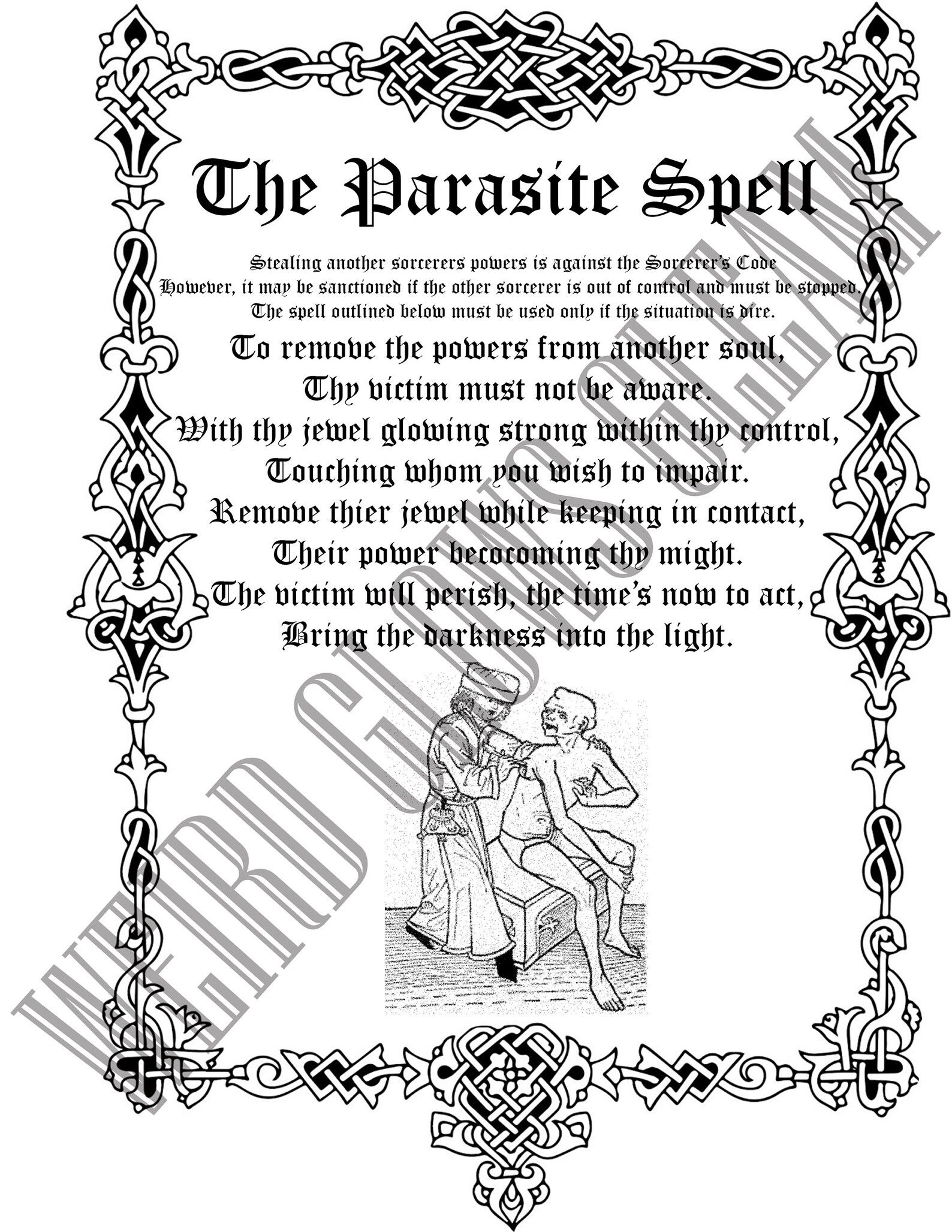 Disney Merlin Inspired Spell Book Pages part 2 - Etsy