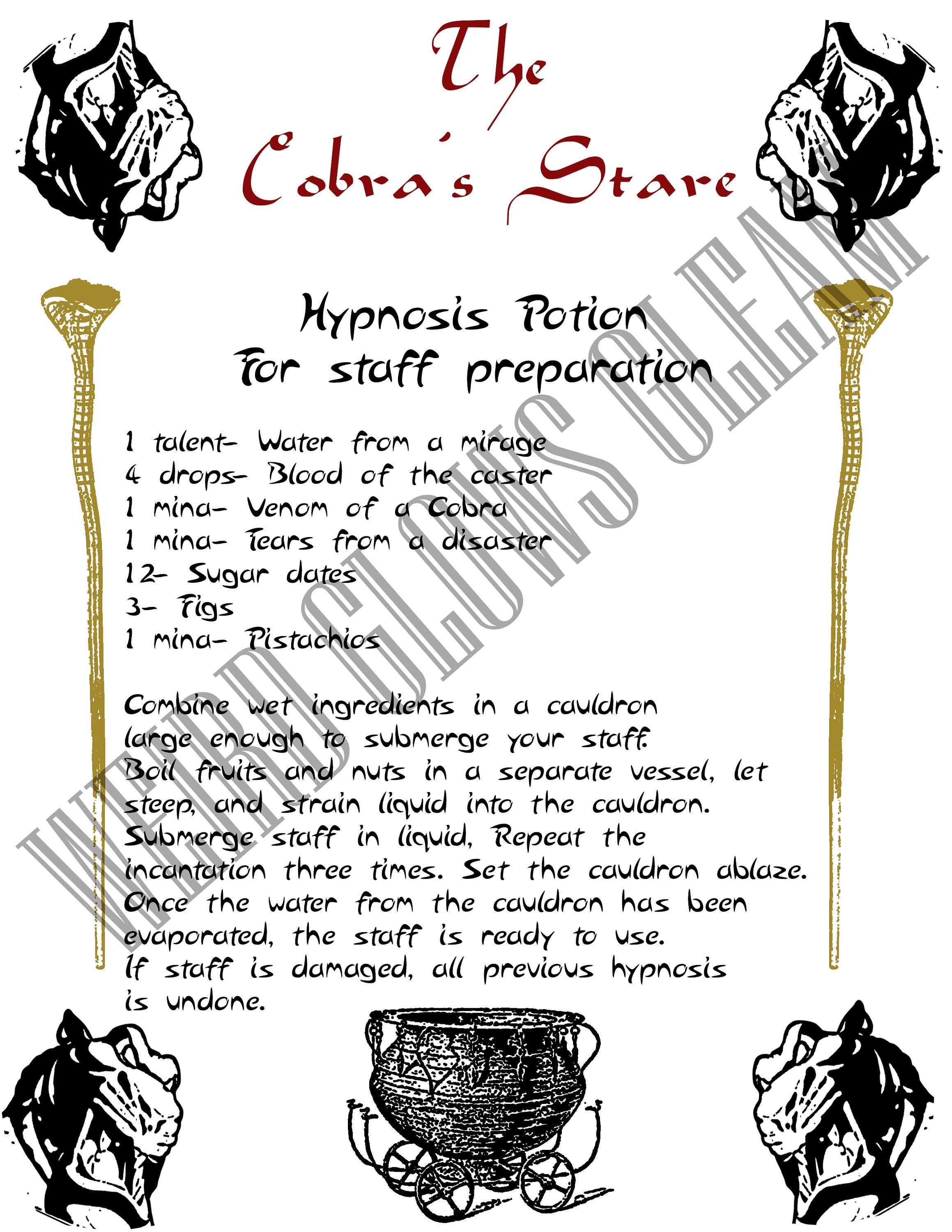 Jafar Aladdin Inspired Spell Book Pages - Etsy Canada