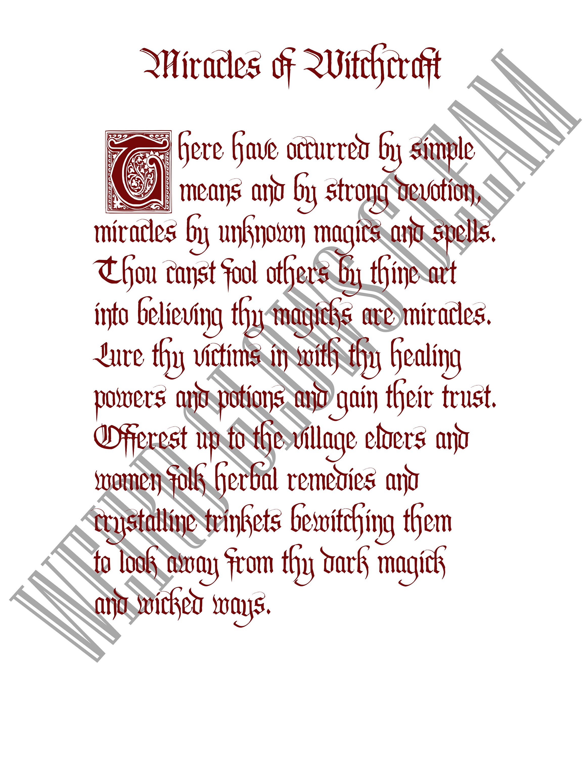 Hocus Pocus 30th Anniversary Printable Spell Book. 160 Pages Digital ...