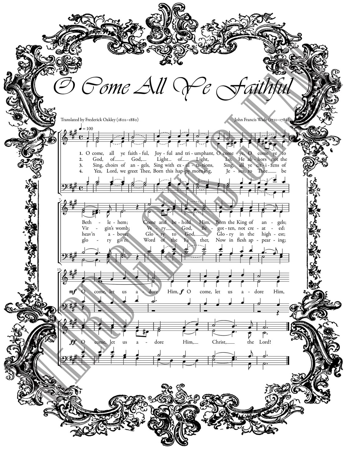 Printable Christmas Carol Book - Etsy