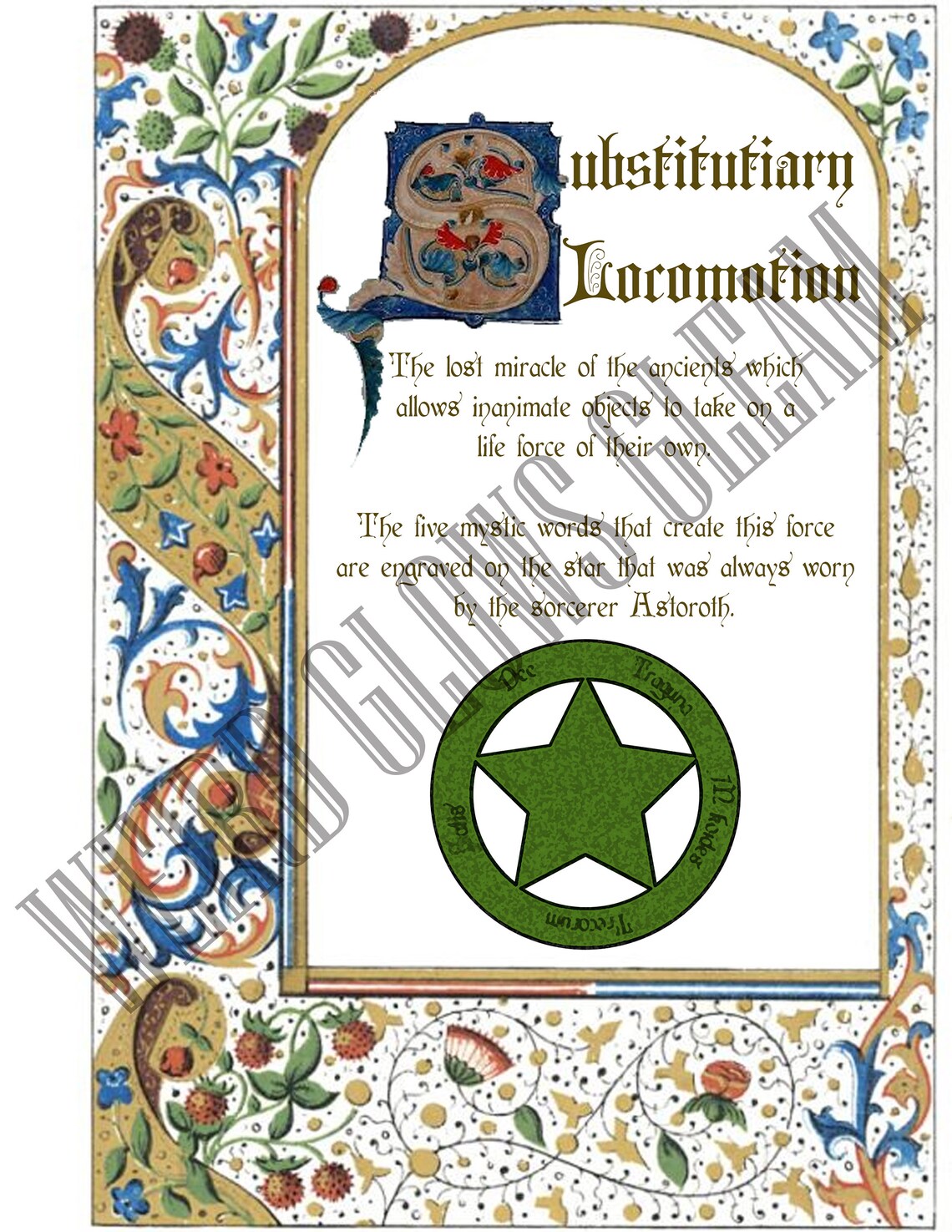 The Spells of Astoroth- Bedknobs and Broomsticks Inspired Spell Book ...