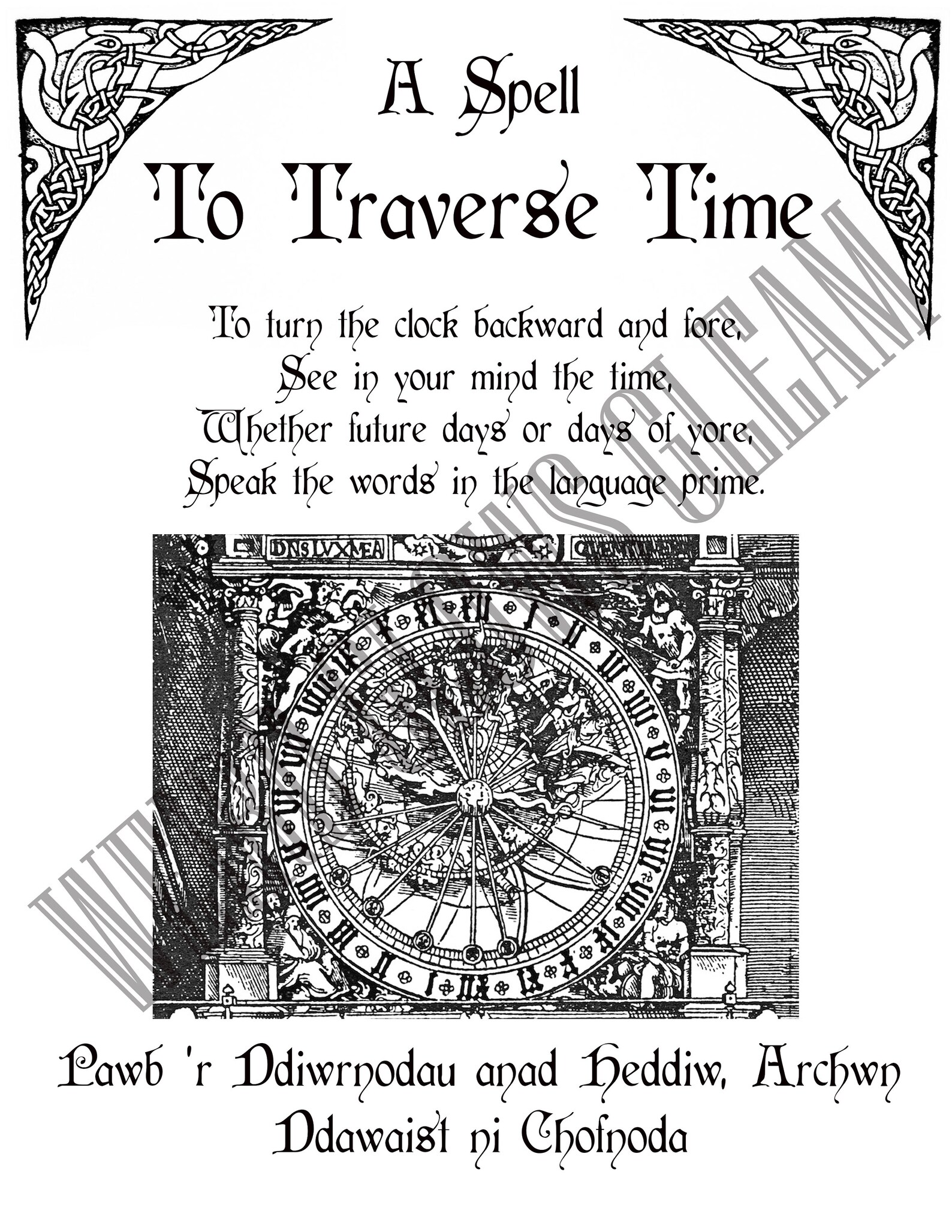 Halloweentown Inspired Spell Book Pages. - Etsy UK