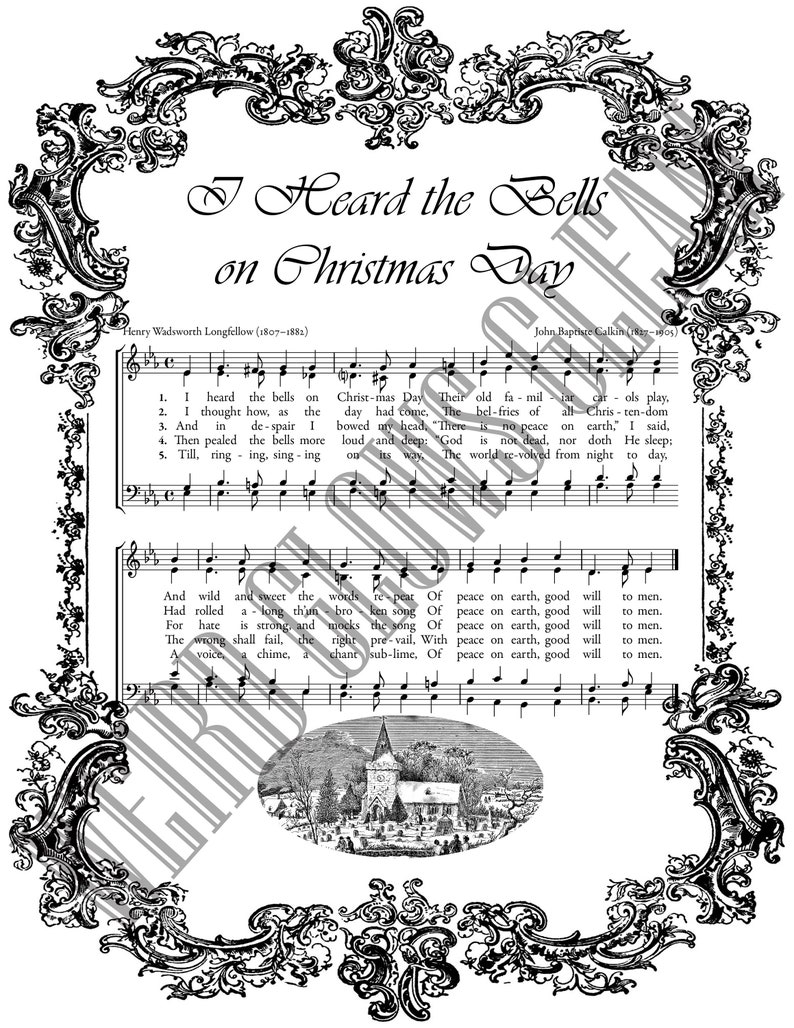 Printable Christmas Carol Book - Etsy