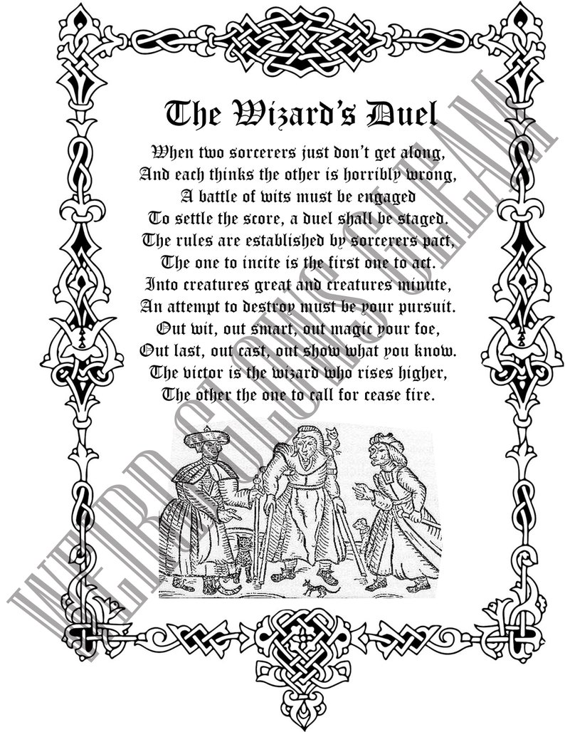 Disney Merlin Spell Book Pages part 1 - Etsy UK