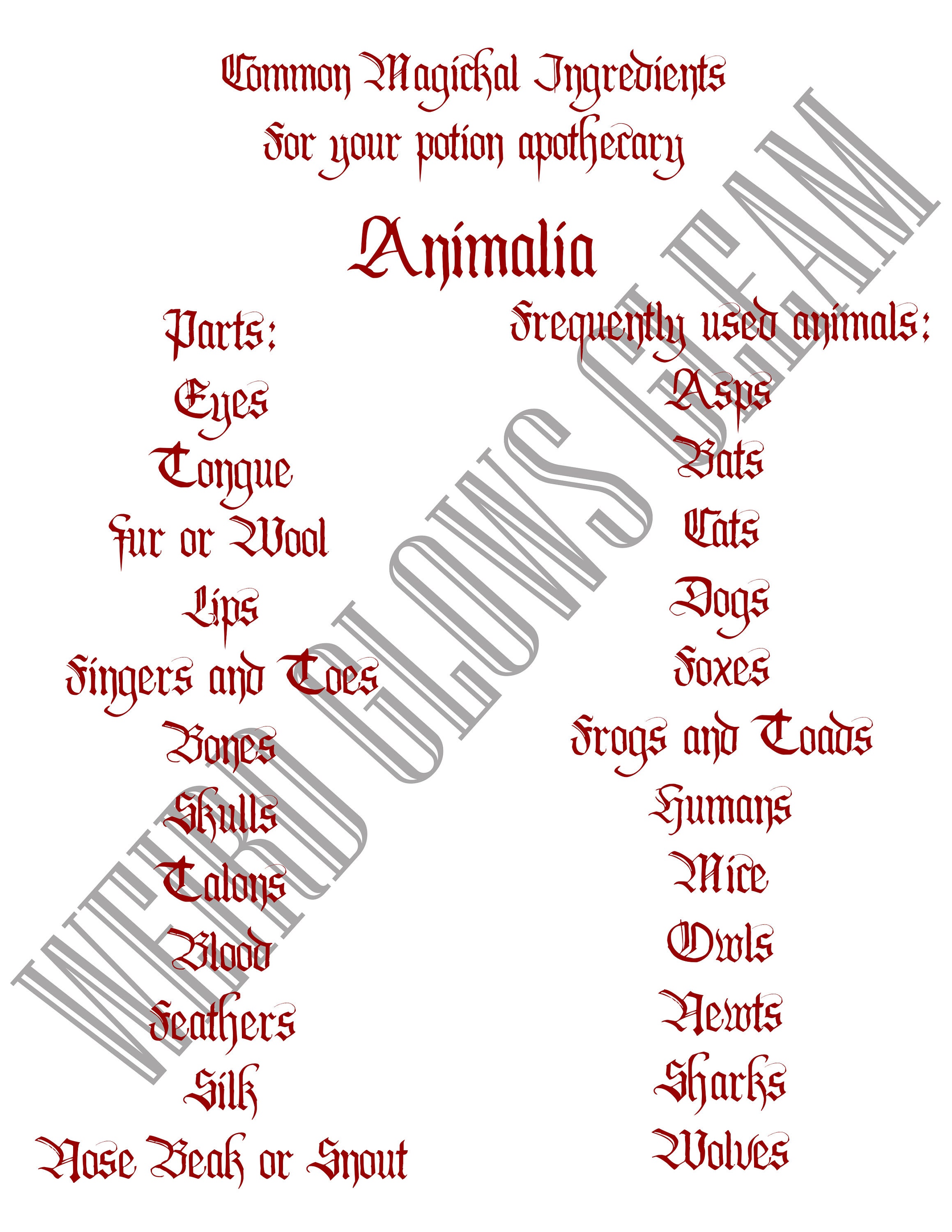 Hocus Pocus Spell Pages Volume 3 - Etsy