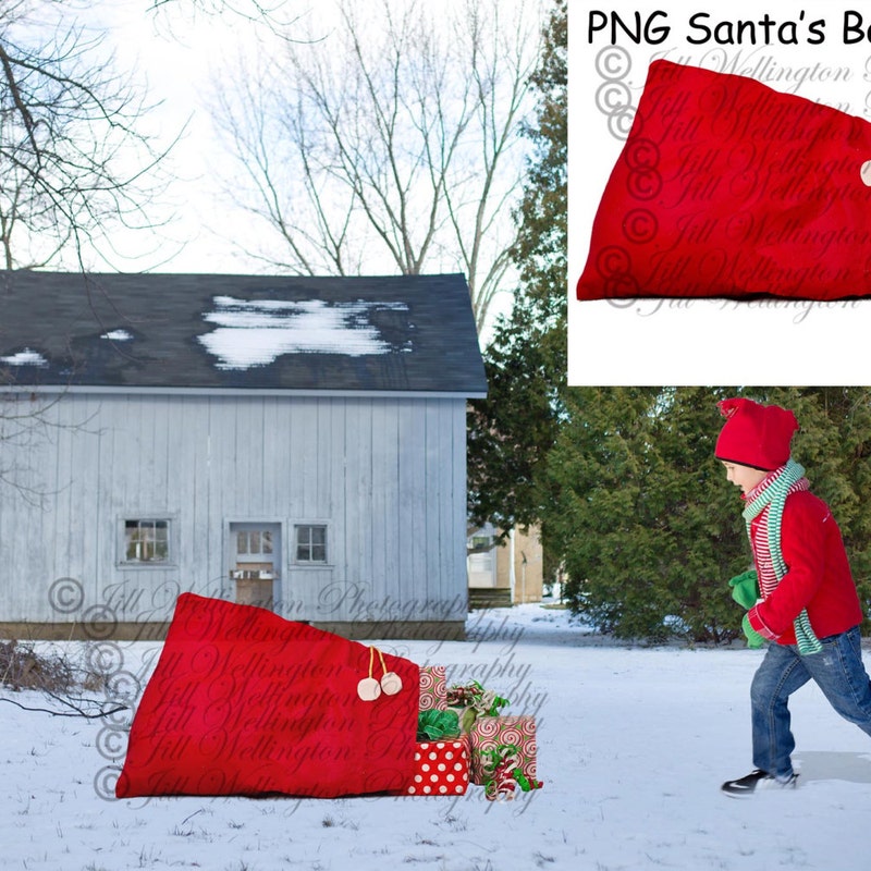 Santa Overlays - Etsy
