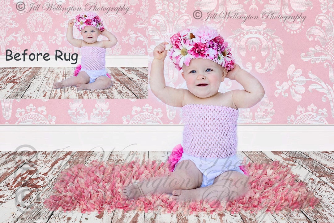 DIGITAL Birthday Rug, Pink, Fluffy, Png Overlay, for Photos ...