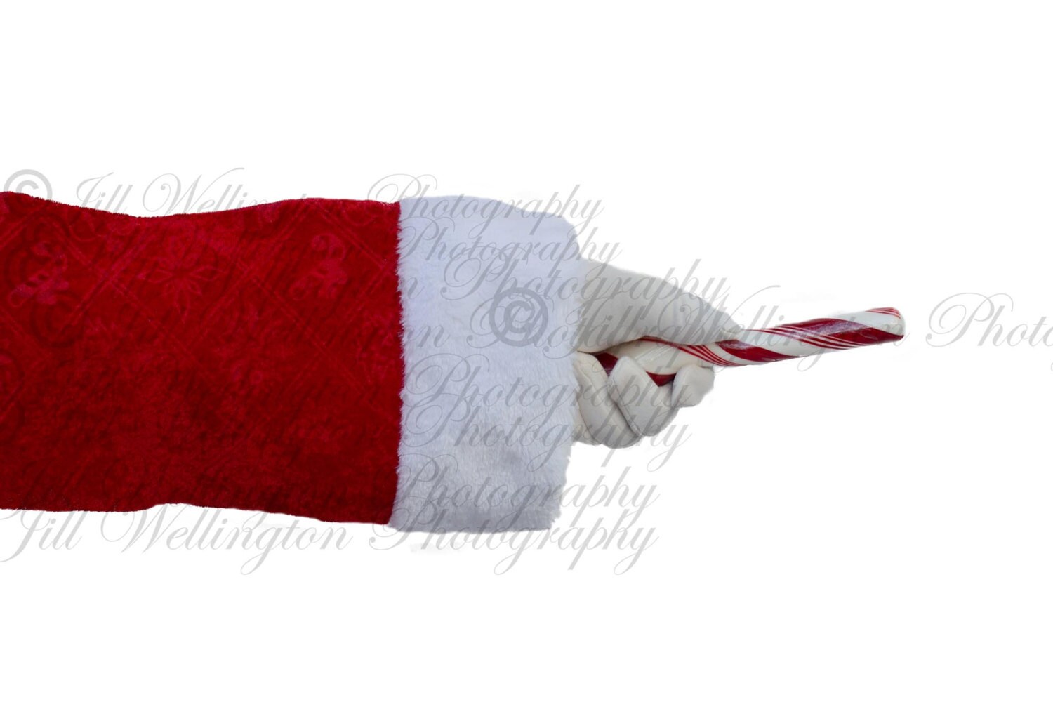 Digital Santa's Arm Overlay Png, With Candy Cane, for Photography ...