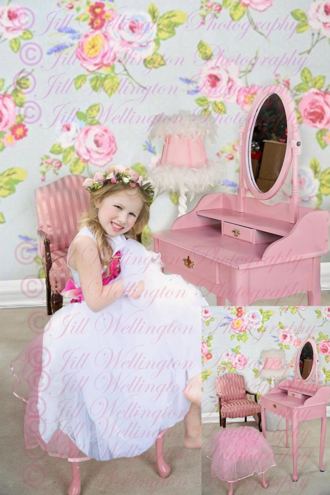 DIGITAL Background, Backdrop, Pink Dressing Table, Women, Girl, for ...