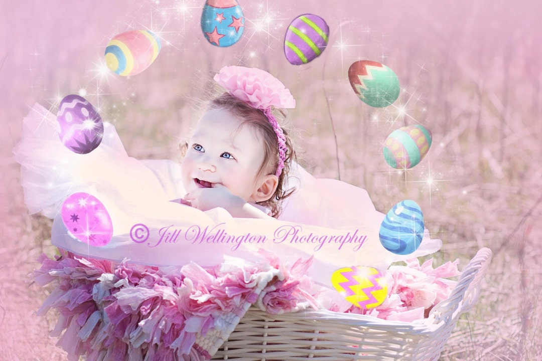 Digital Easter Egg Overlay, Png, Easter Eggs Overlay, Easter, Pastels ...