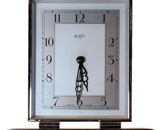 Restored Art Deco Bentima Mantel Clock – MSF Radio-controlled (atomic ...
