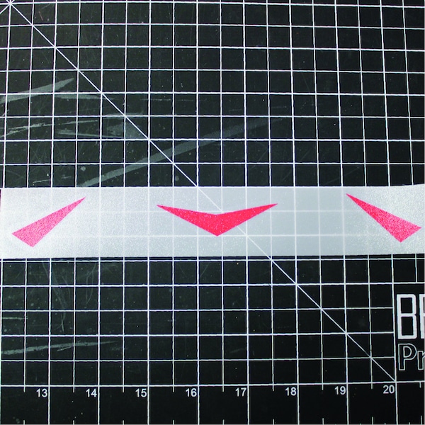 Chevron Decals for Jason Mask - Etsy