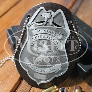 Yellowstone Livestock Agent Badge - Etsy