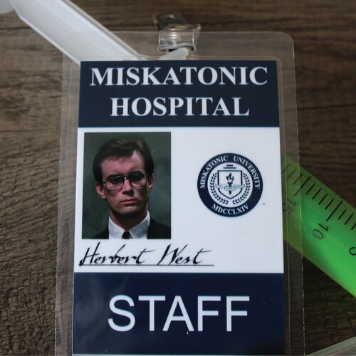 Re-animator Herbert West Art / Cosplay Set - Etsy