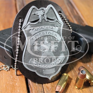 Yellowstone Livestock Agent Badge - Etsy