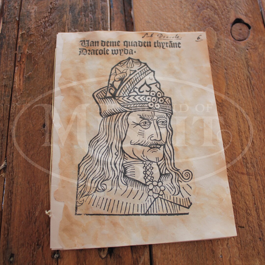History of the Voivode Dracula Facsimile - Etsy