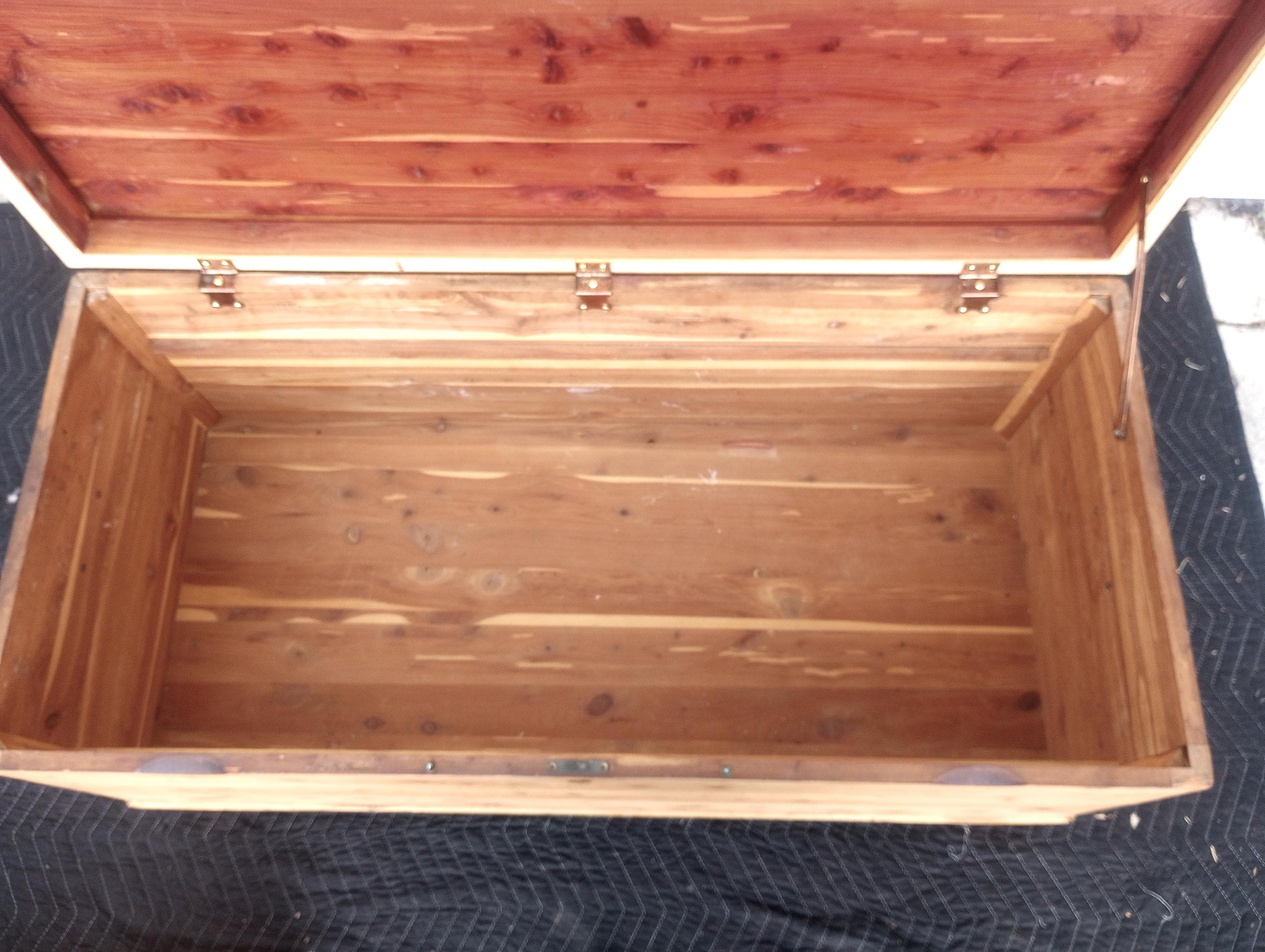 Antique Tennessee Red Cedar & Novely Co. Cedar Blanket Chest Trunk - Etsy