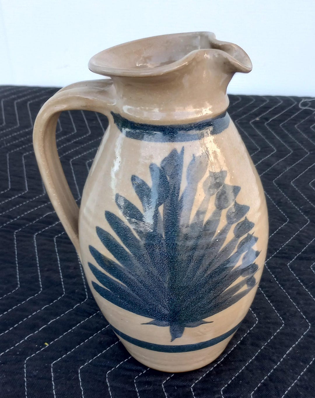 Vintage Bob Meier Doe Ridge Pottery Stoneware Pitcher Boone NC. - Etsy