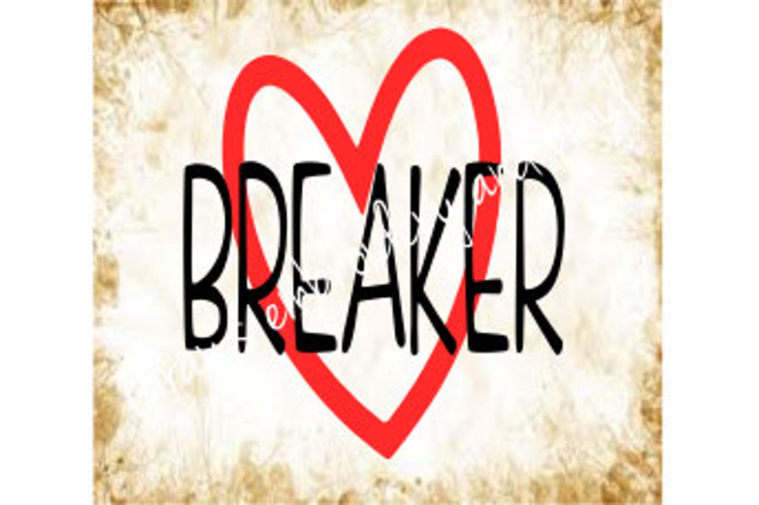 Heart Breaker Svg Dxf - Etsy