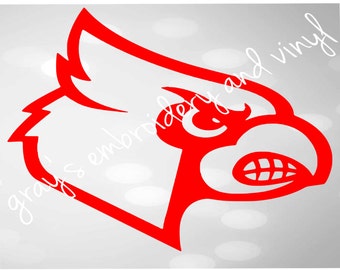 Louisville Cardinal Decals - Etsy