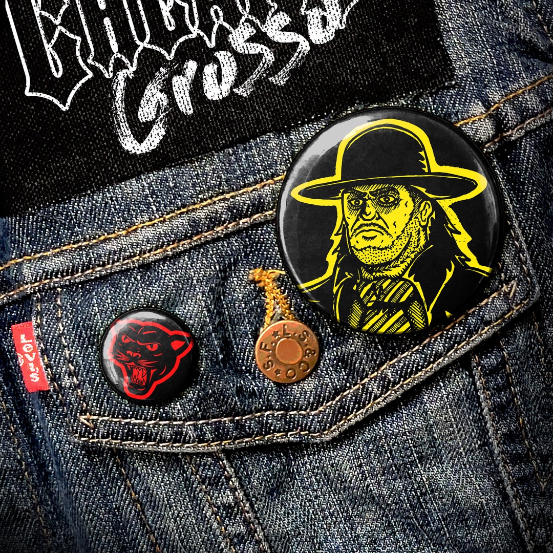 The Undertaker 12.25 Button / Custom Wrestler Pin - Etsy