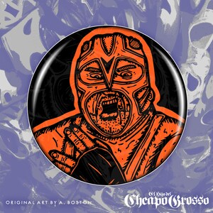 Big Van Vader 12.25 Button / Custom Wrestler Pin | Etsy