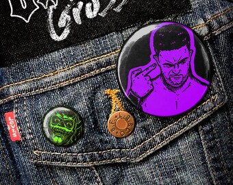 The Undertaker 12.25 Button / Custom Wrestler Pin - Etsy