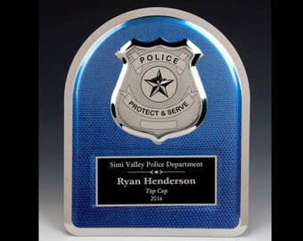 Hero Plaque Series for POLICE FIREMEN and SHERIFF Stainless | Etsy