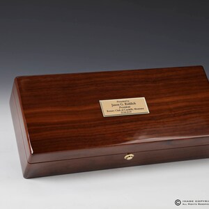 Personalized Engraved Gavel Set With WALNUT Piano Finish Wood Gift Box ...