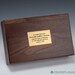 Personalized Engraved Gavel Set SOLID WALNUT Gift Box, 10" Gavel and 4 ...