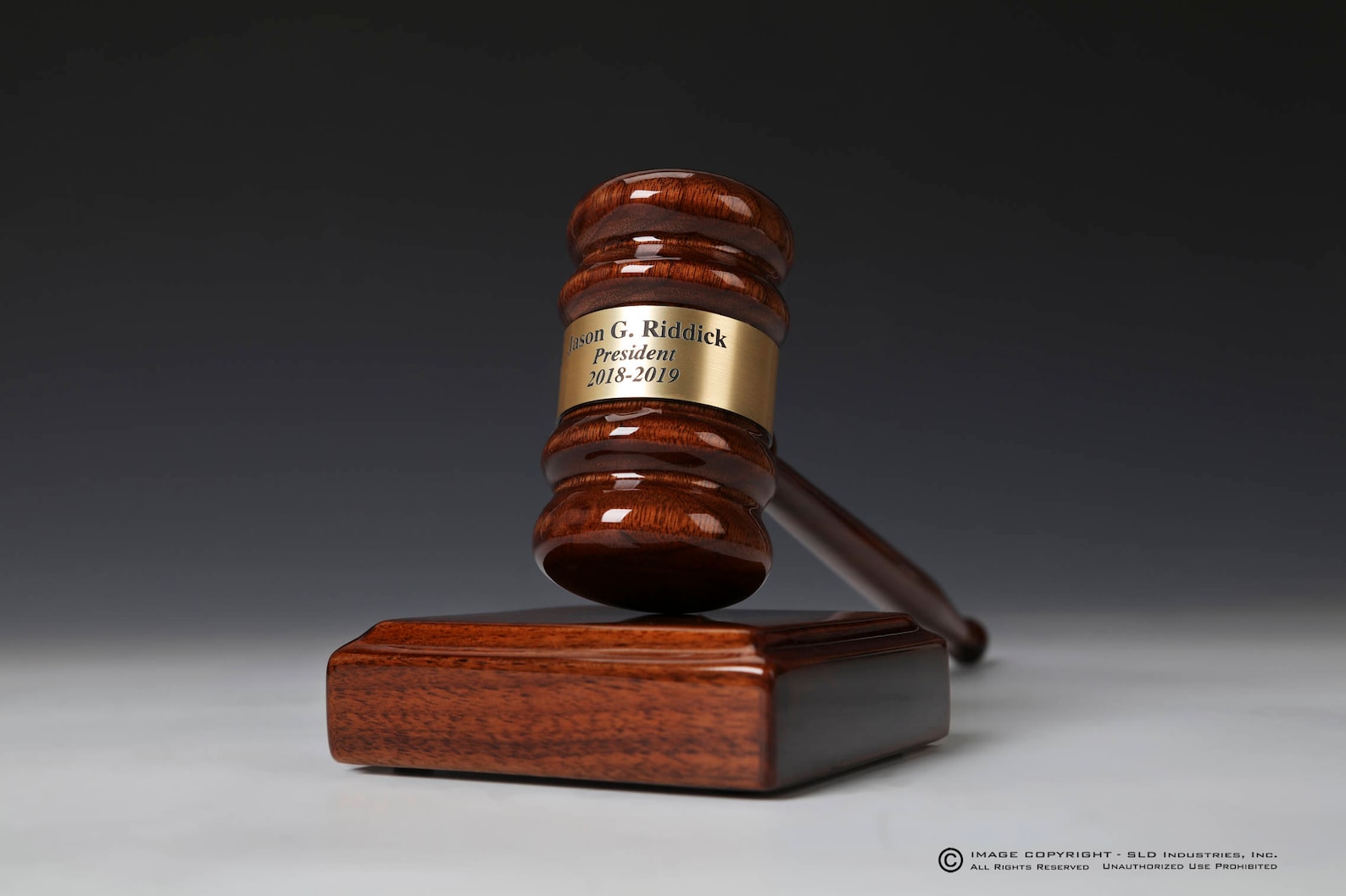 Personalized Engraved Gavel Set With WALNUT Piano Finish Wood - Etsy