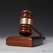 Personalized Engraved Gavel Set With WALNUT Piano Finish Wood Gift Box ...
