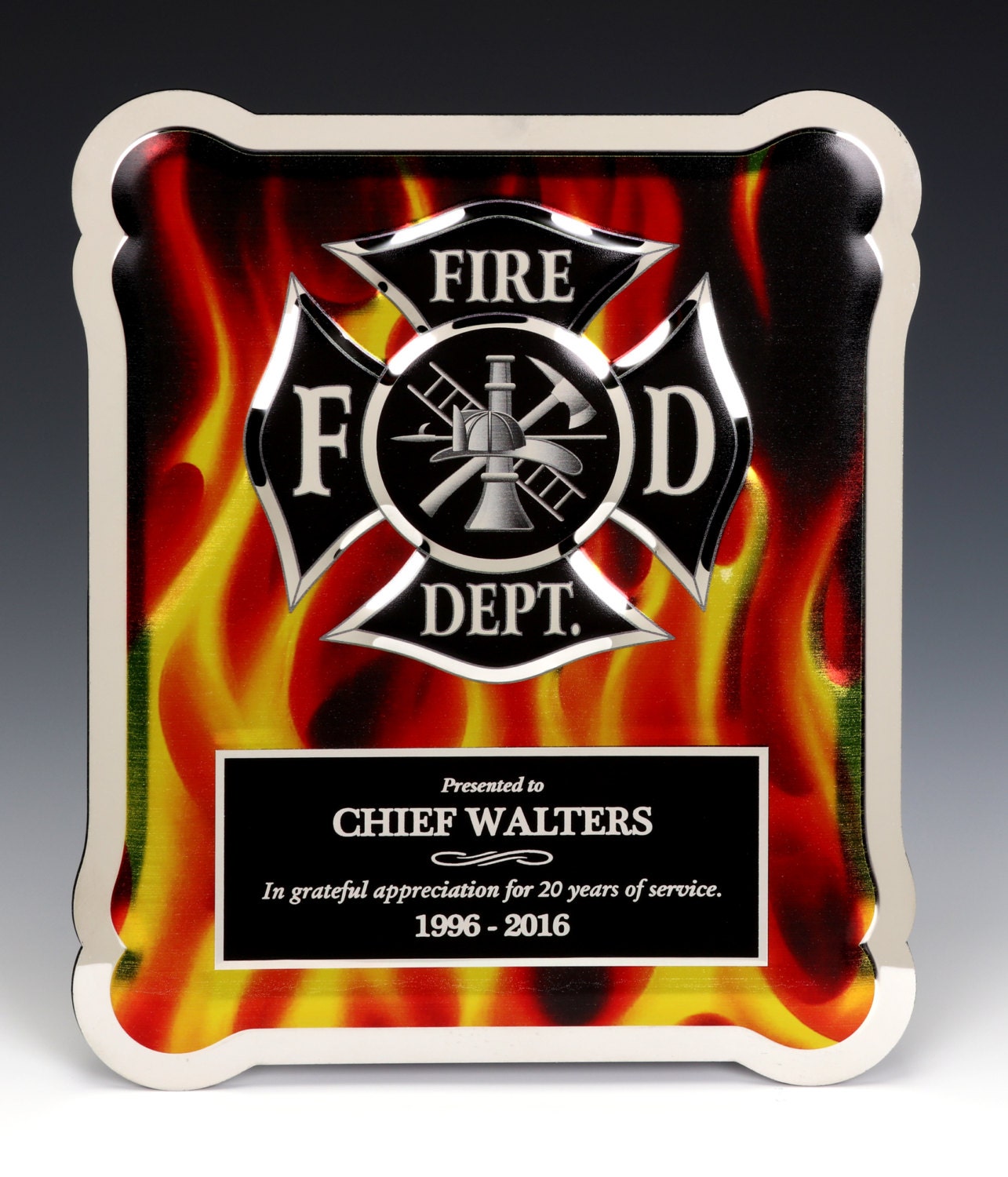 Hero Plaque Series for FIREMEN POLICE and SHERIFF Stainless | Etsy