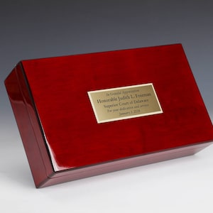 Personalized Engraved Gavel Set With Piano Finish Wood Gift Box ...